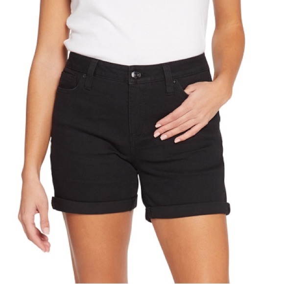 Seven7 | Shorts | Seven7 The Weekend Mid Rise Short In Black | Poshmark